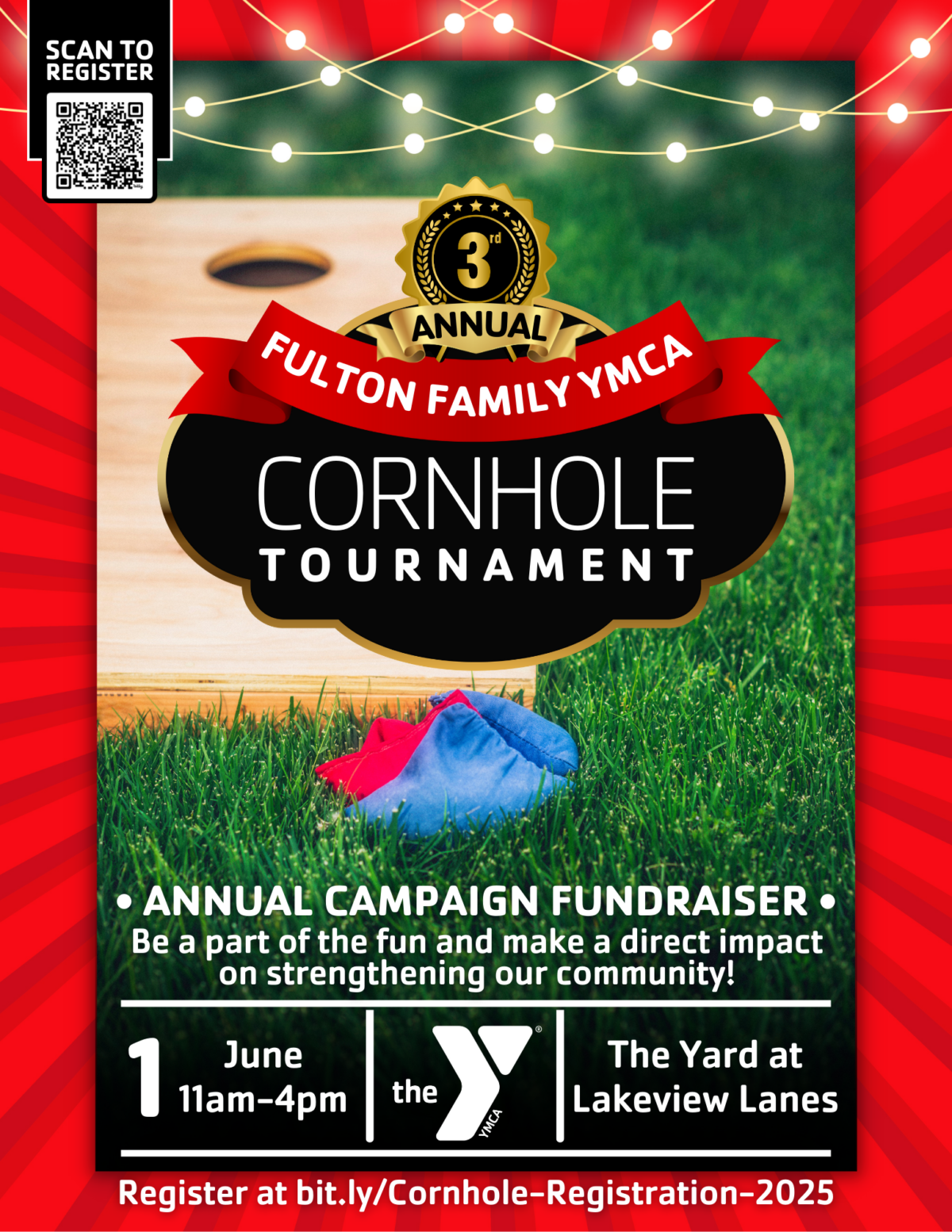 Cornhole Tournament - Fulton Family YMCA